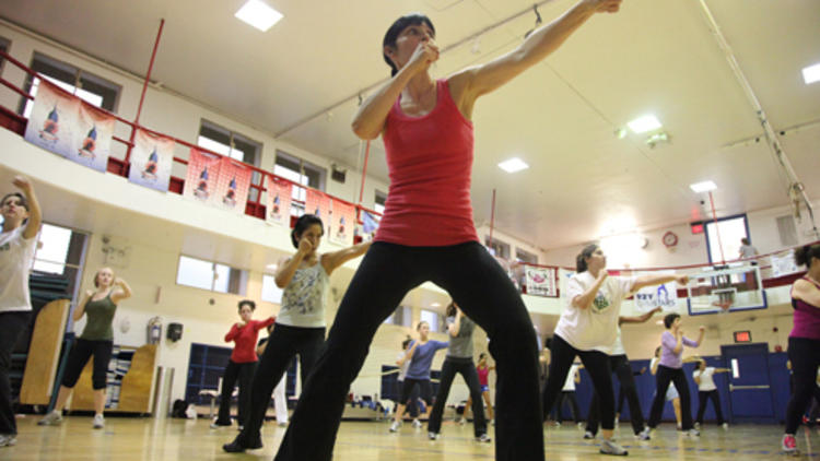 High-energy aerobics and fusion fitness classes in New York City