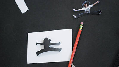 Paper silhouette art