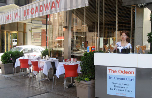 The Odeon Ice Cream Cart | Restaurants in Tribeca, New York