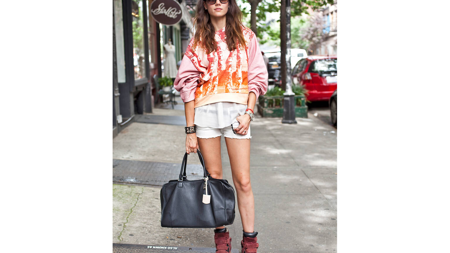 Street fashion with I Want to Be Her author Andrea Linett