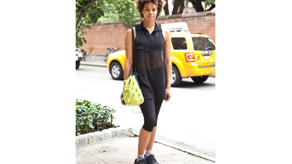 Street fashion with I Want to Be Her author Andrea Linett