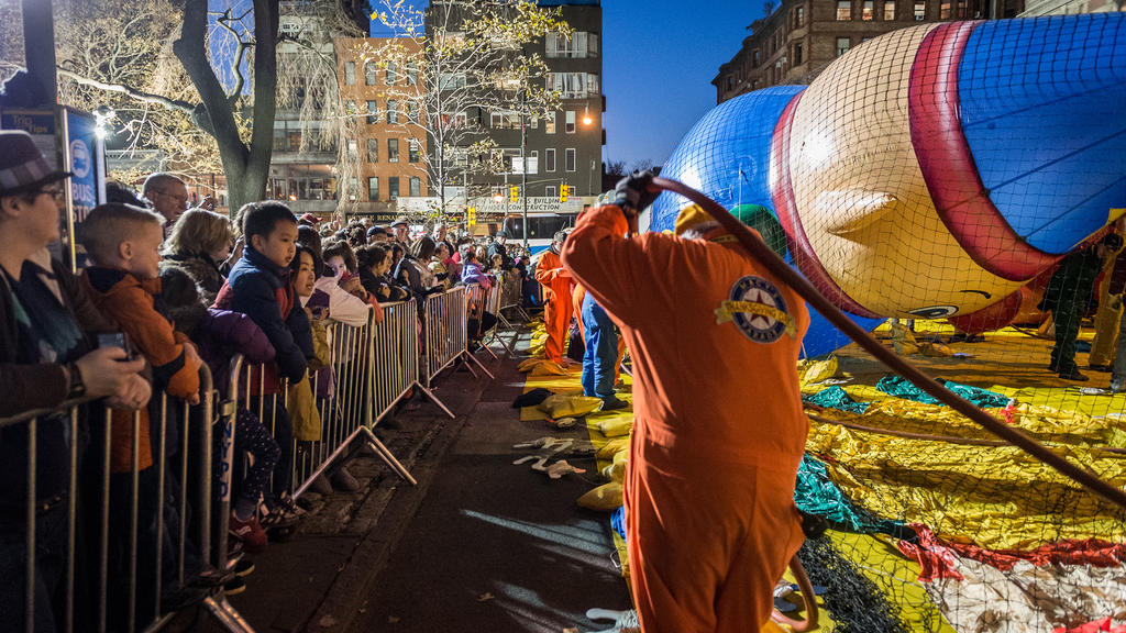 Macy's Thanksgiving Parade Balloon Inflation | Things to do in New York