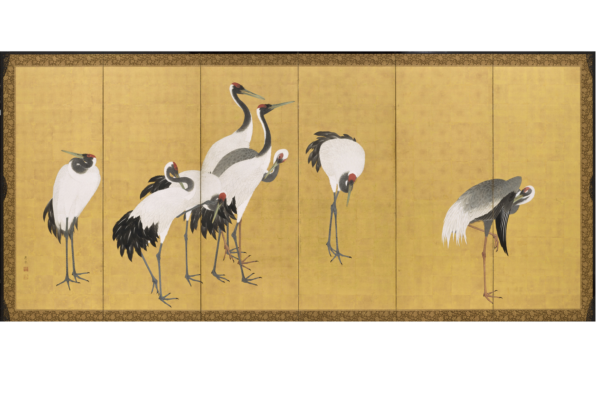 Cranes by Maruyama Okyo | Art in Los Angeles