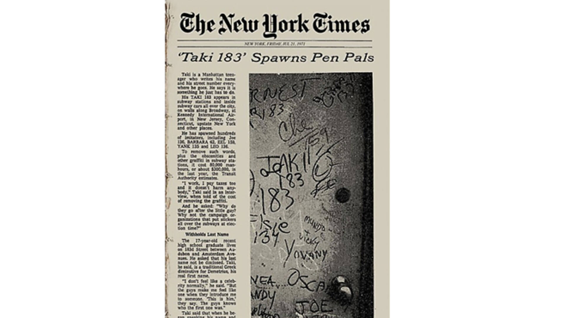 Graffiti art: A brief history of the controversial form