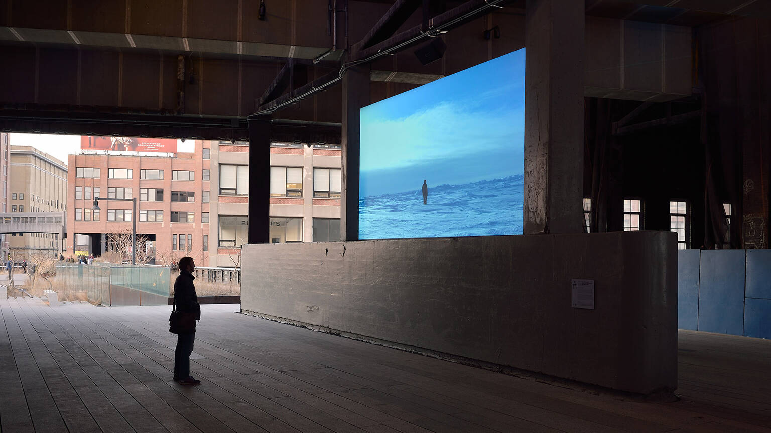 Public art on the High Line in NYC