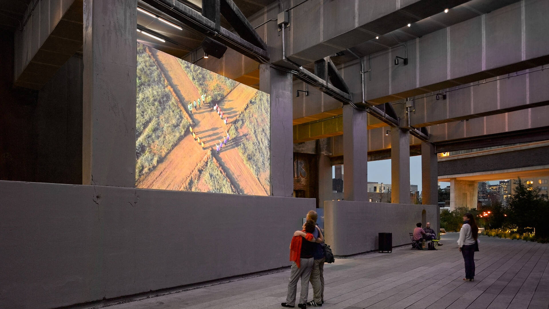 Public art on the High Line in NYC