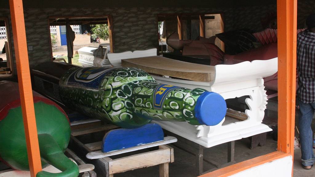 The coffin art of the Kane Kwei Carpentry Workshop