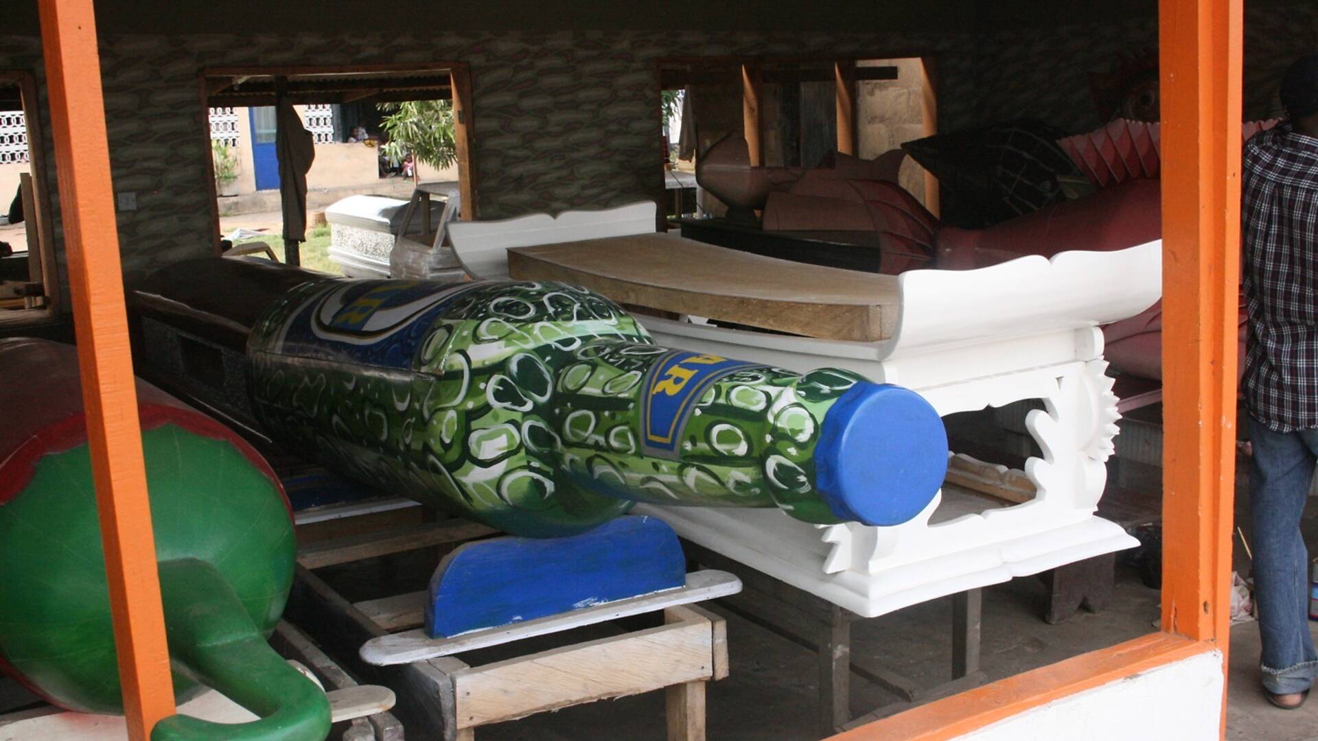 The coffin art of the Kane Kwei Carpentry Workshop