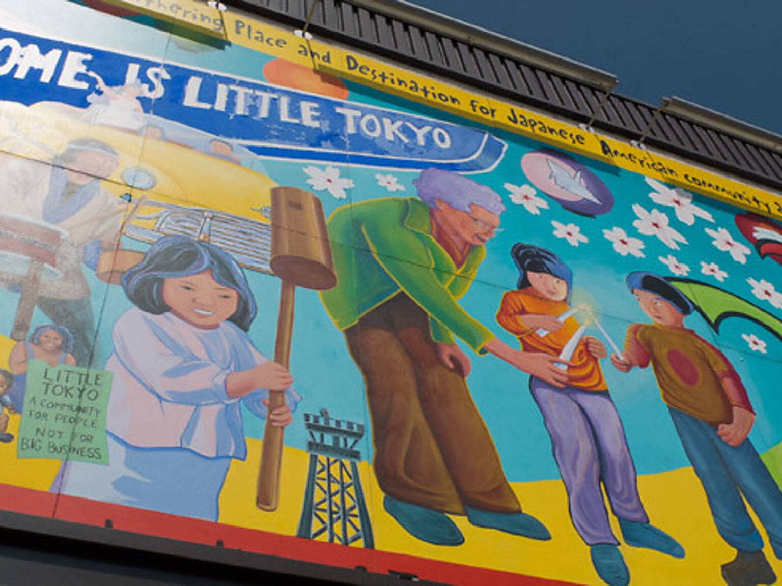 Los Angeles gardens, temples and attractions in Little Tokyo