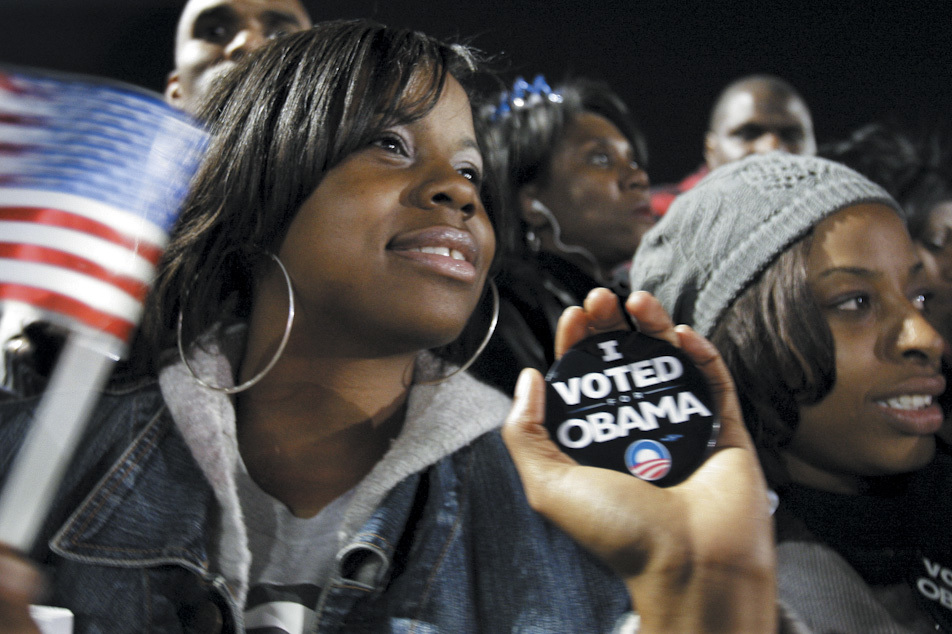 Memories of Obama’s victory rally