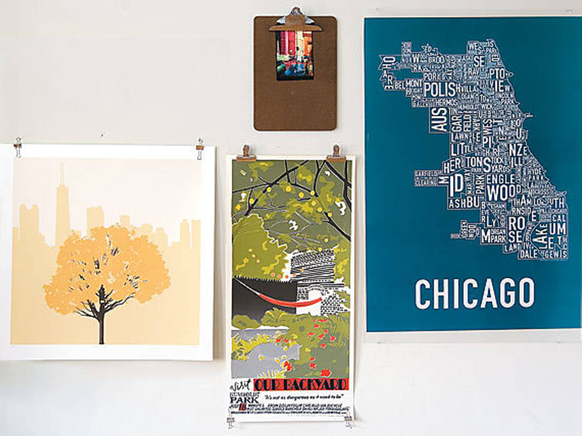 Hang art without a frame