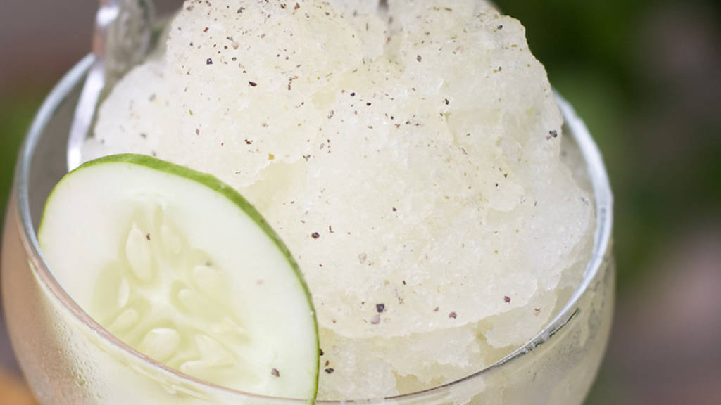 Spiked Italian ice at Three Aces