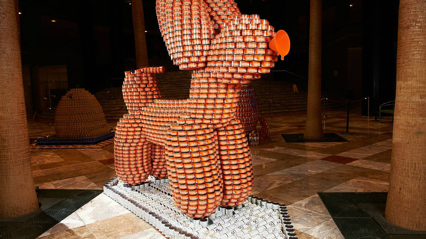Canstruction is coming back to NYC's Brookfield Place this fall