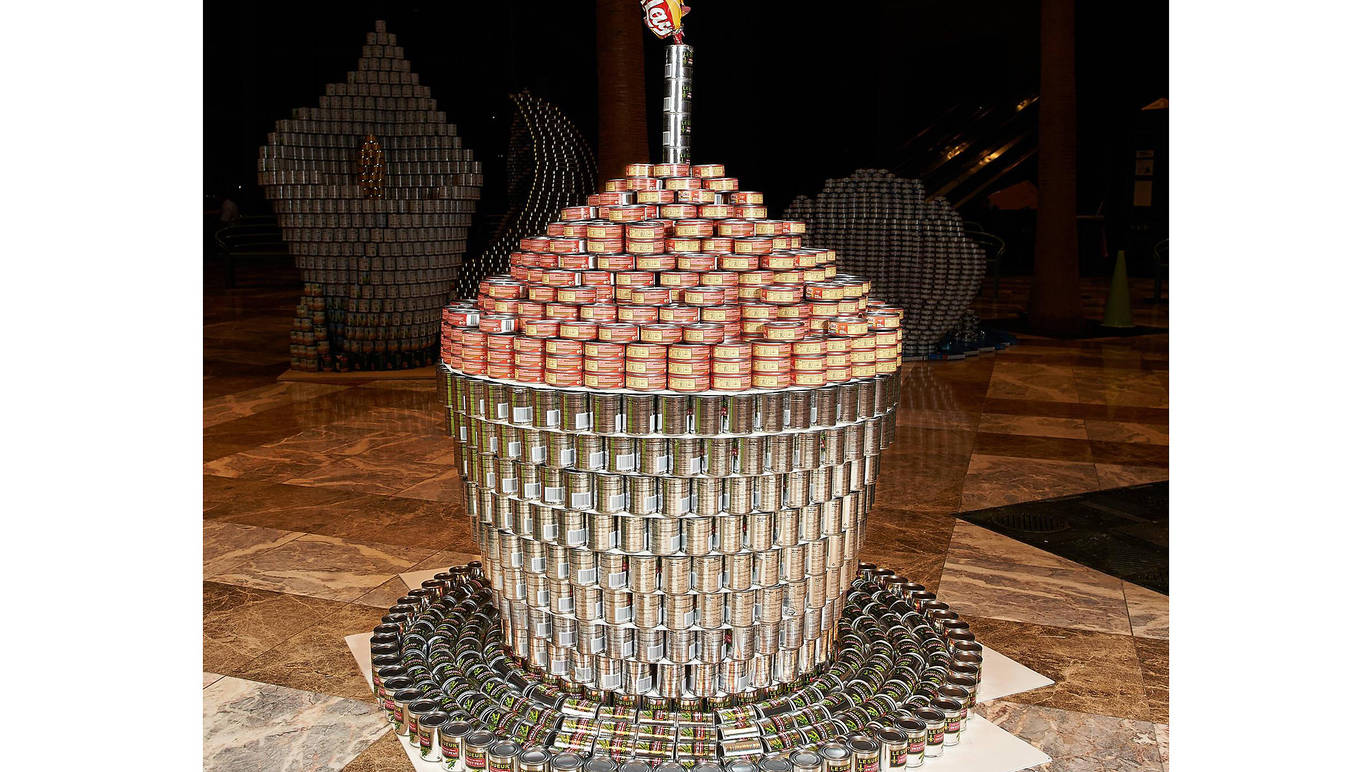 Canstruction is coming back to NYC's Brookfield Place this November