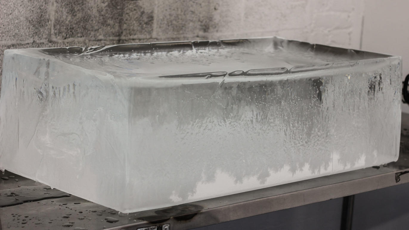 Just Ice, Mike Ryan's new ice company, creates perfectly clear cubes