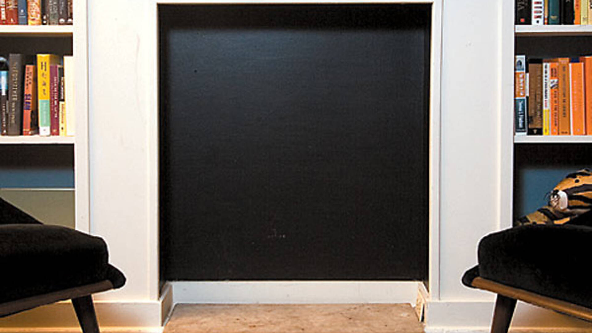 Creating a flame-less fireplace