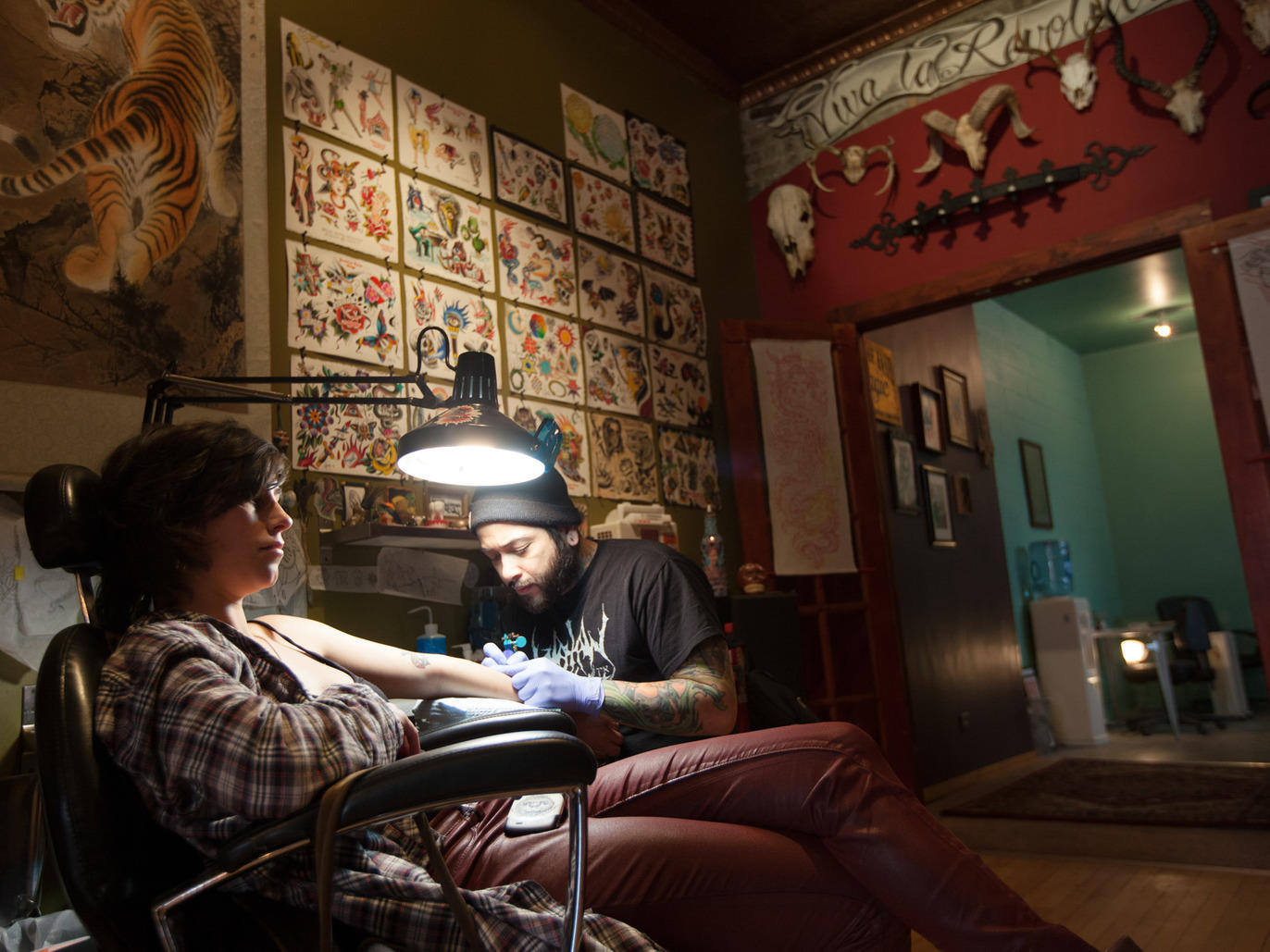 Tattoo shops for flash art, photorealism and more types of ink