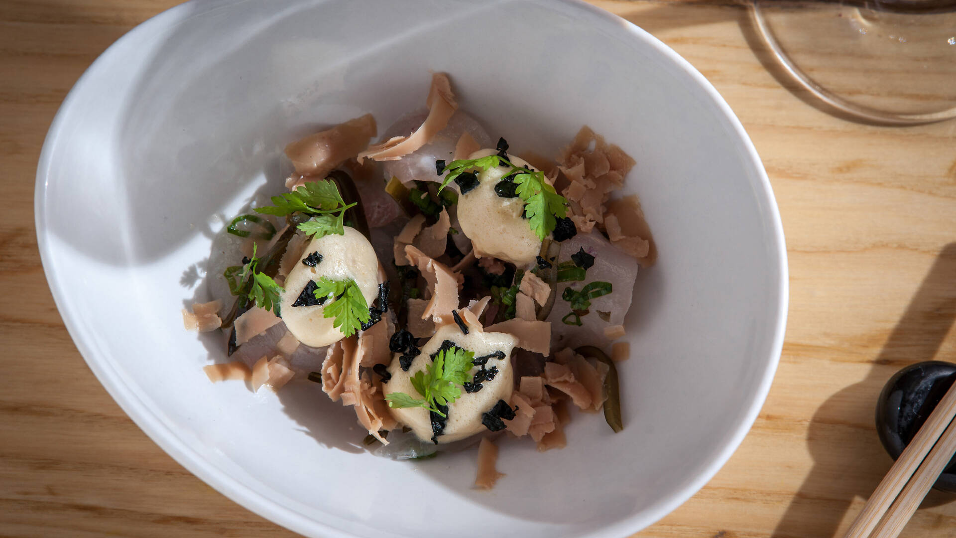 Dim sum on the menu at David Chang's Má Pêche