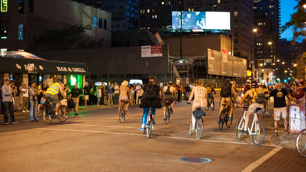 Photos from the World Naked Bike Ride 2014