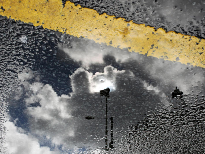 Reflective photos of Manchester