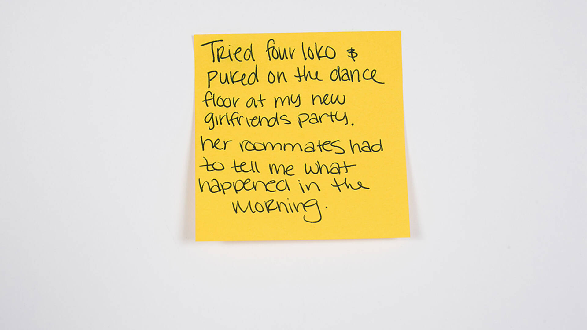 Sticky-note confessions: New Yorkers share their most embarrassing moments