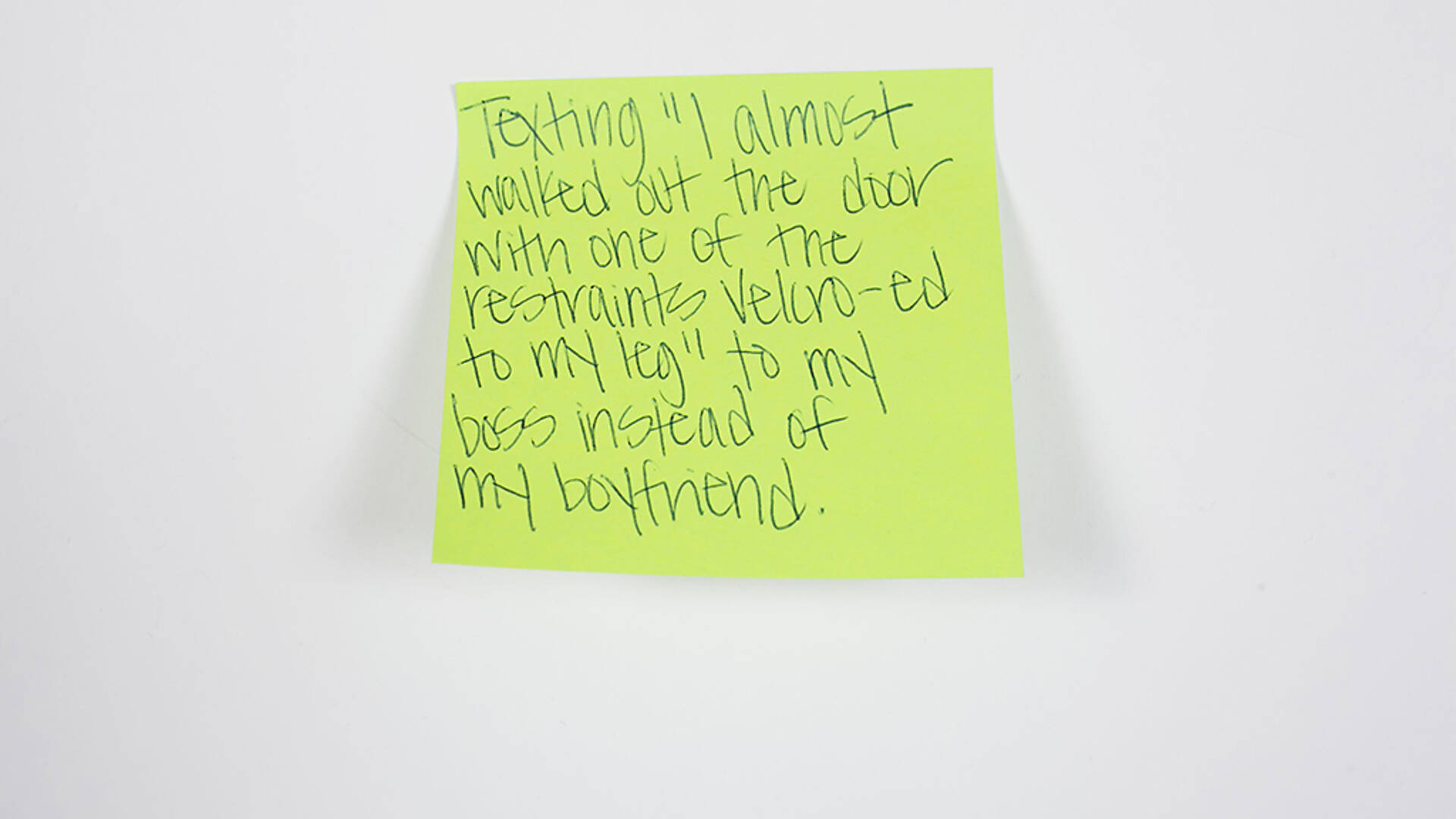Sticky-note confessions: New Yorkers share their most embarrassing moments