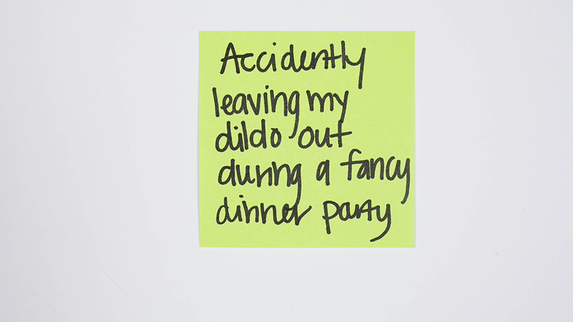 Sticky-note confessions: New Yorkers share their most embarrassing moments
