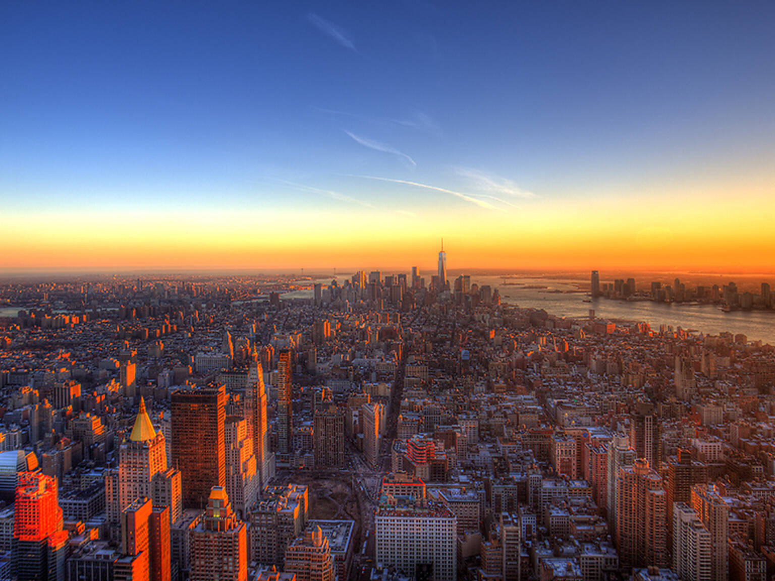 See a sunset NYC tourists will rave about with our pick of stunning photos