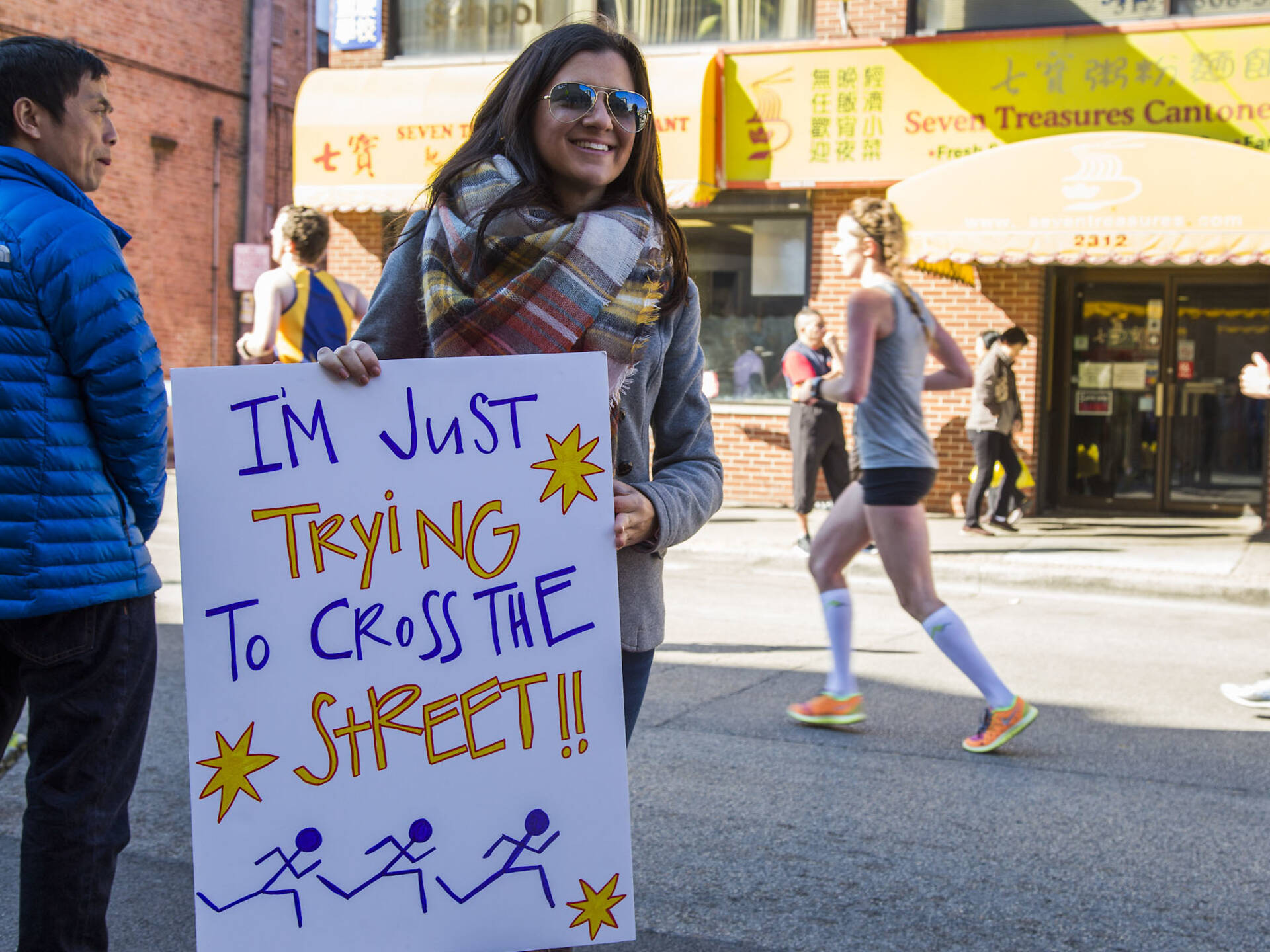 The funniest spectator signs from past marathons