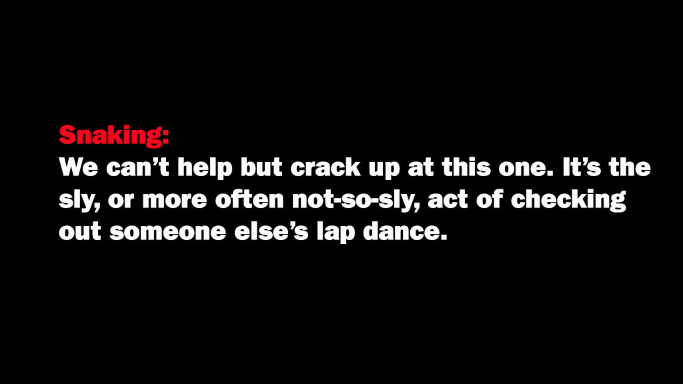 Strip club lingo explained