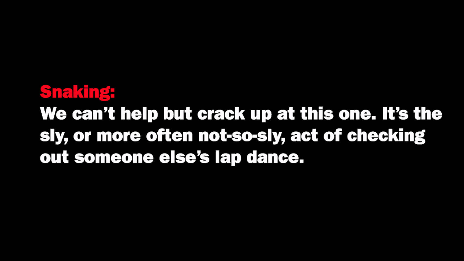 Strip club lingo explained