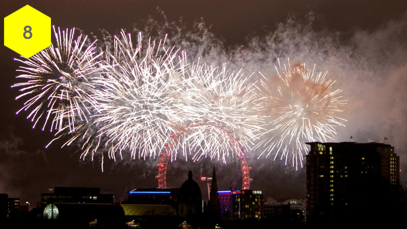 25 stunning photos of fireworks in London – Bonfire Night in London ...
