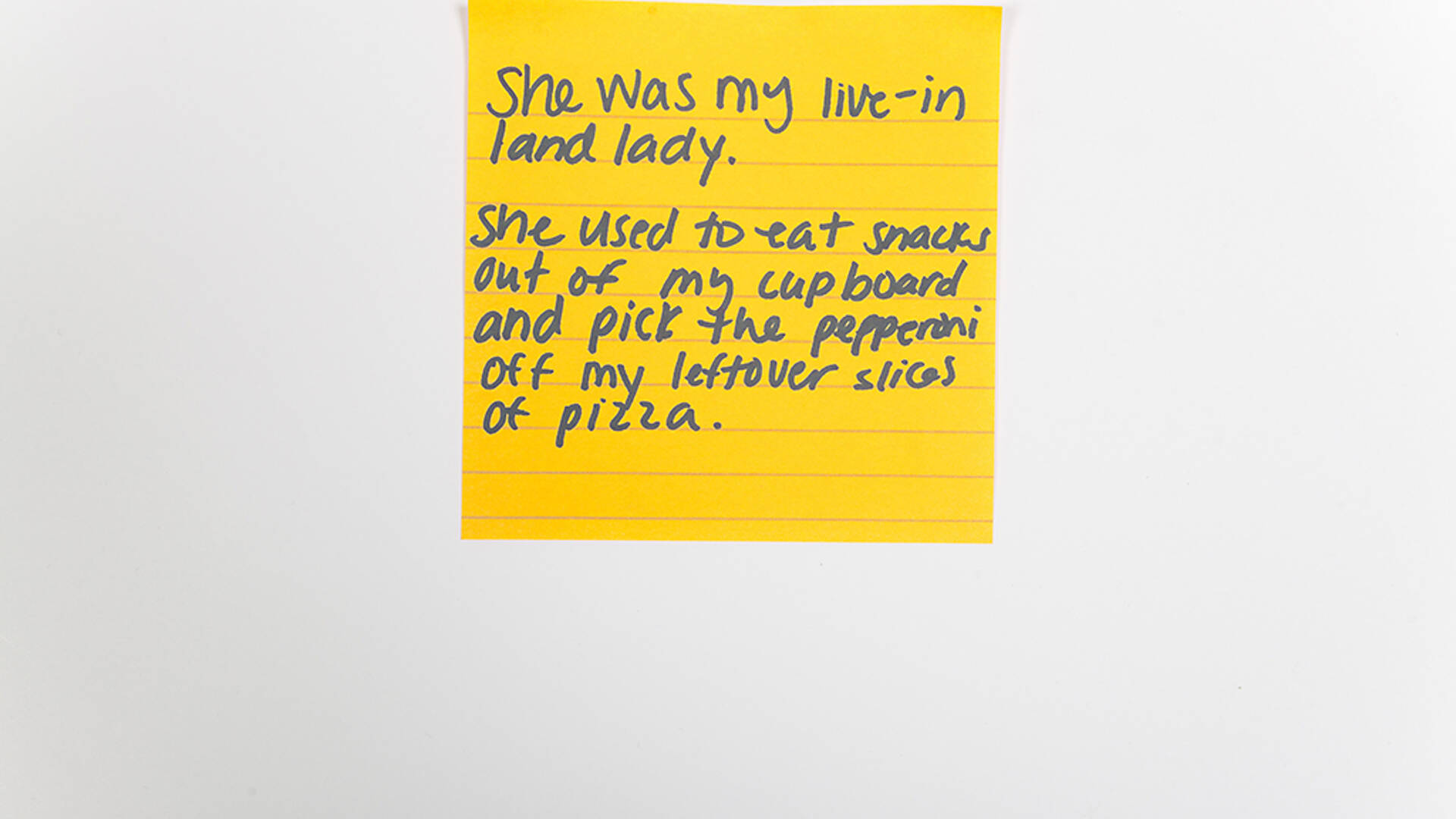 Sticky-note confessions: New Yorkers share their roommate horror stories