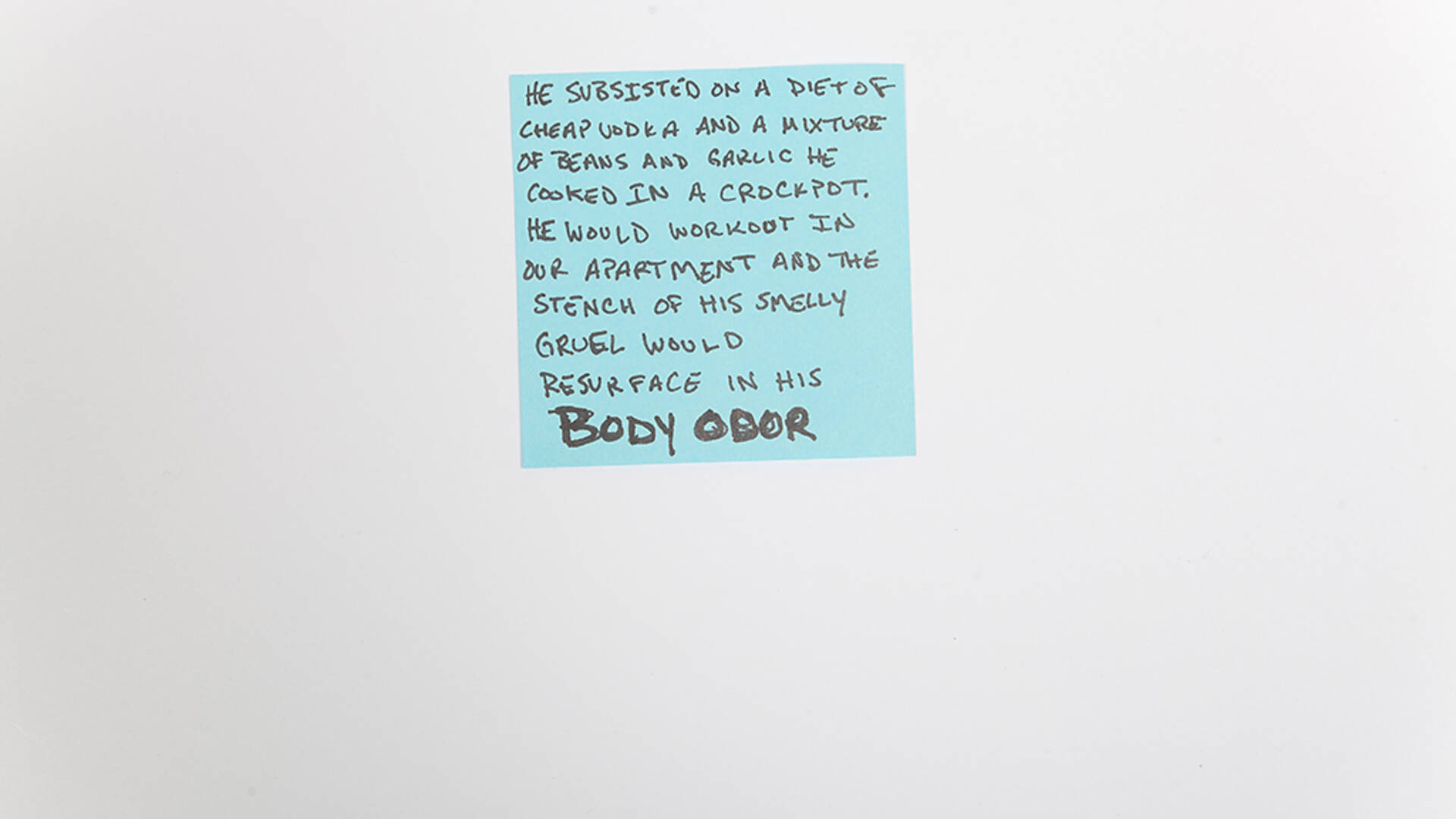 Sticky-note confessions: New Yorkers share their roommate horror stories