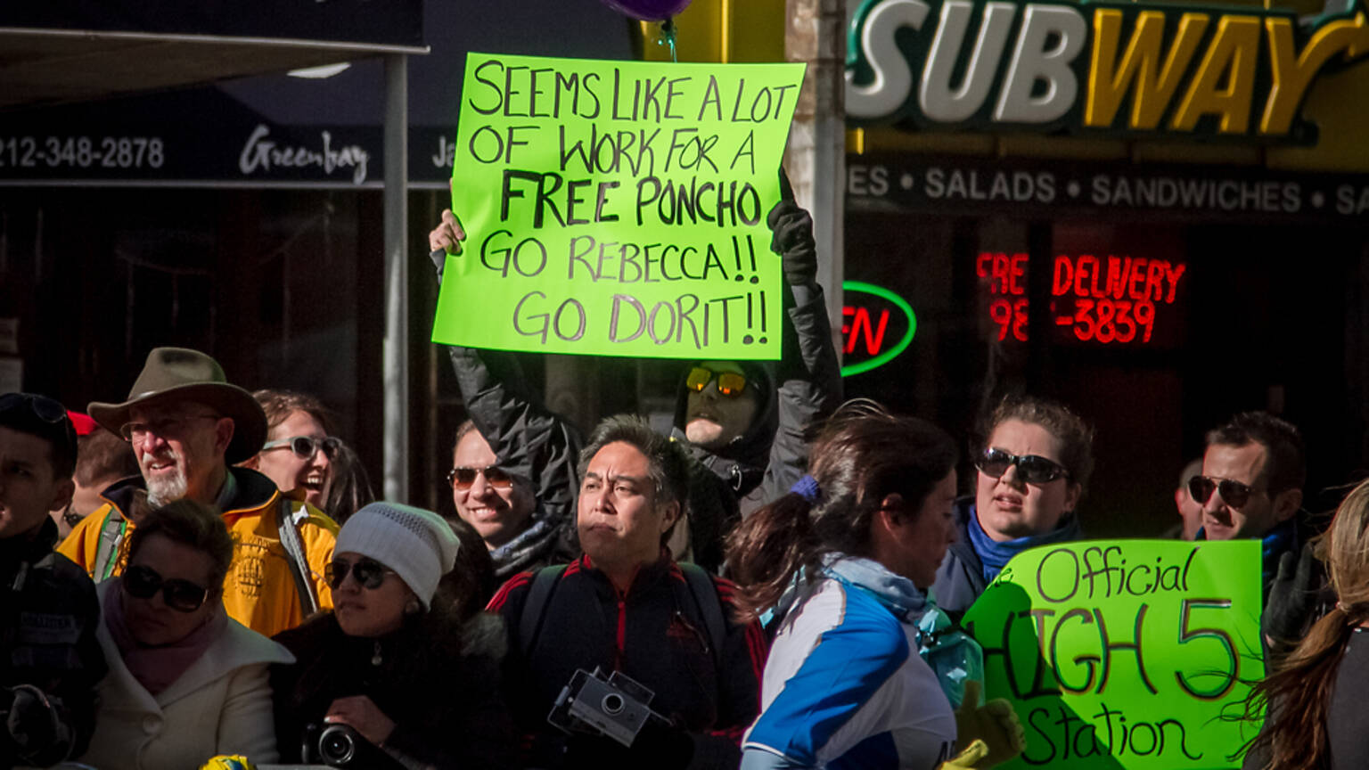 The 49 best signs from the 2014 New York City Marathon