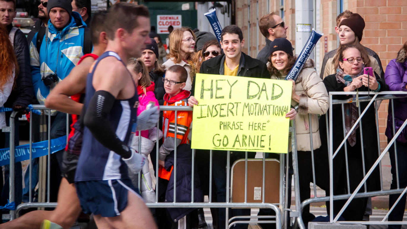 The 49 best signs from the 2014 New York City Marathon