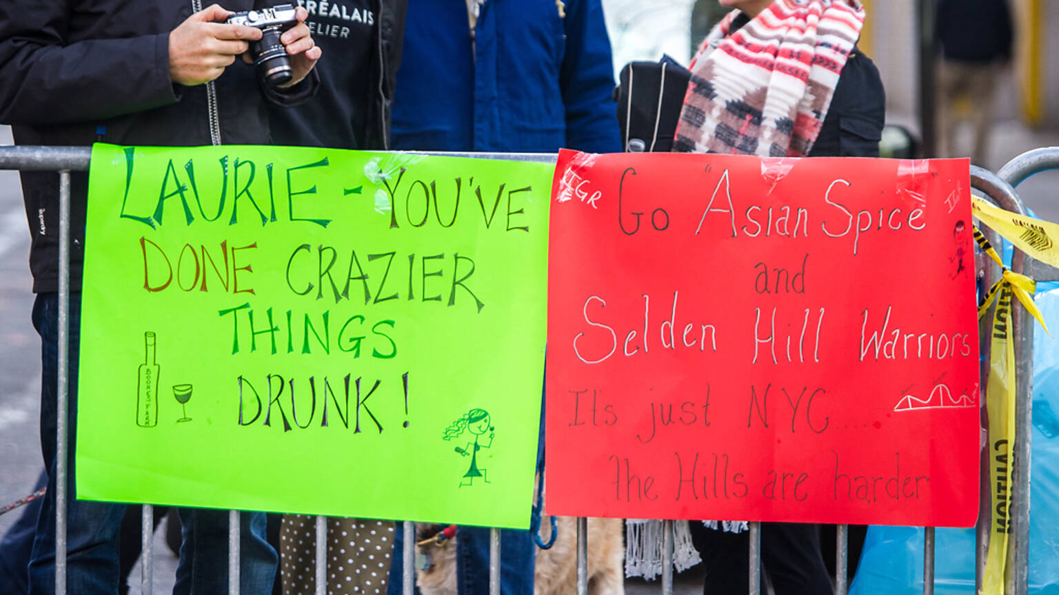 The funniest spectator signs from past marathons