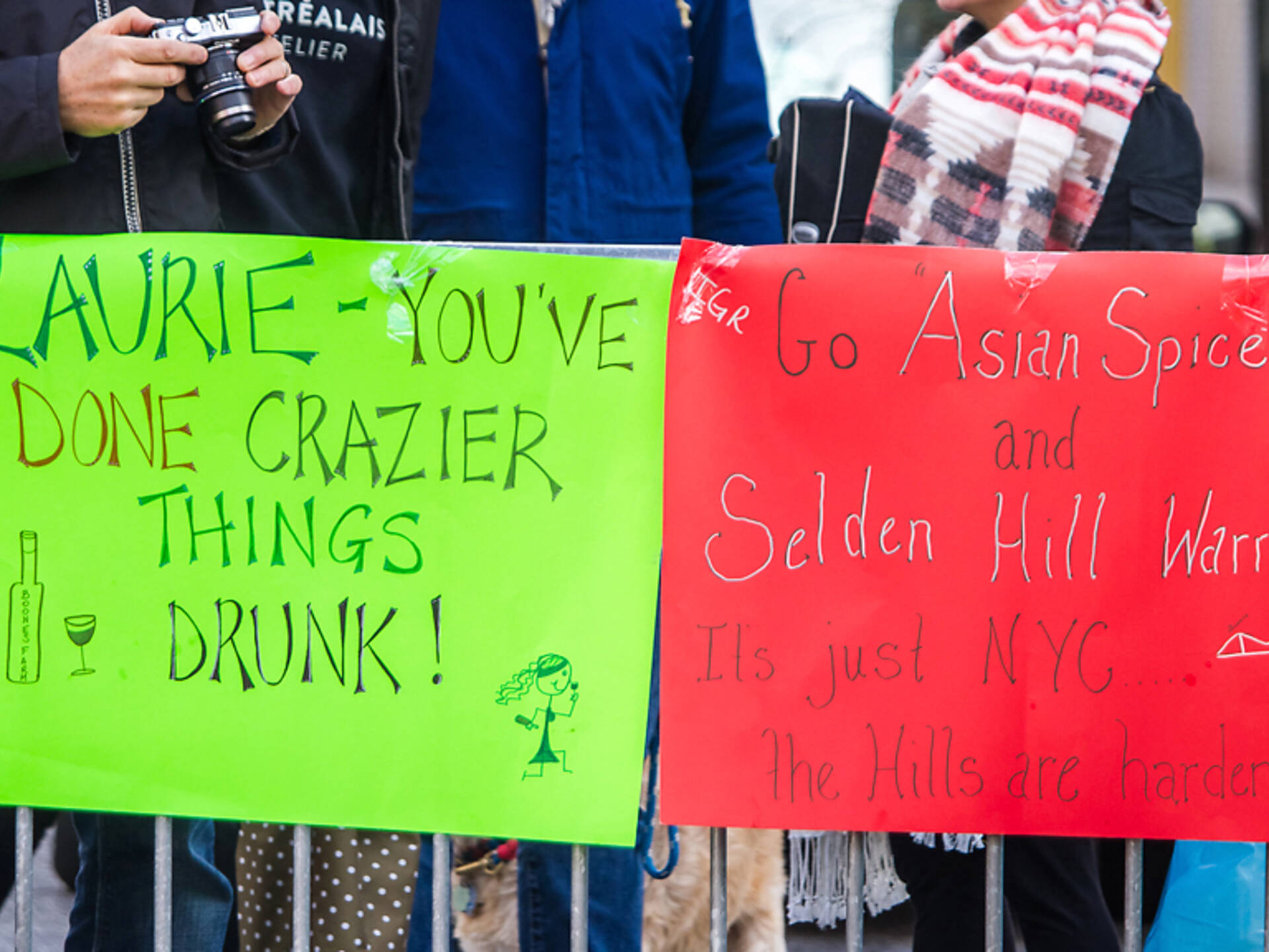The funniest spectator signs from past marathons