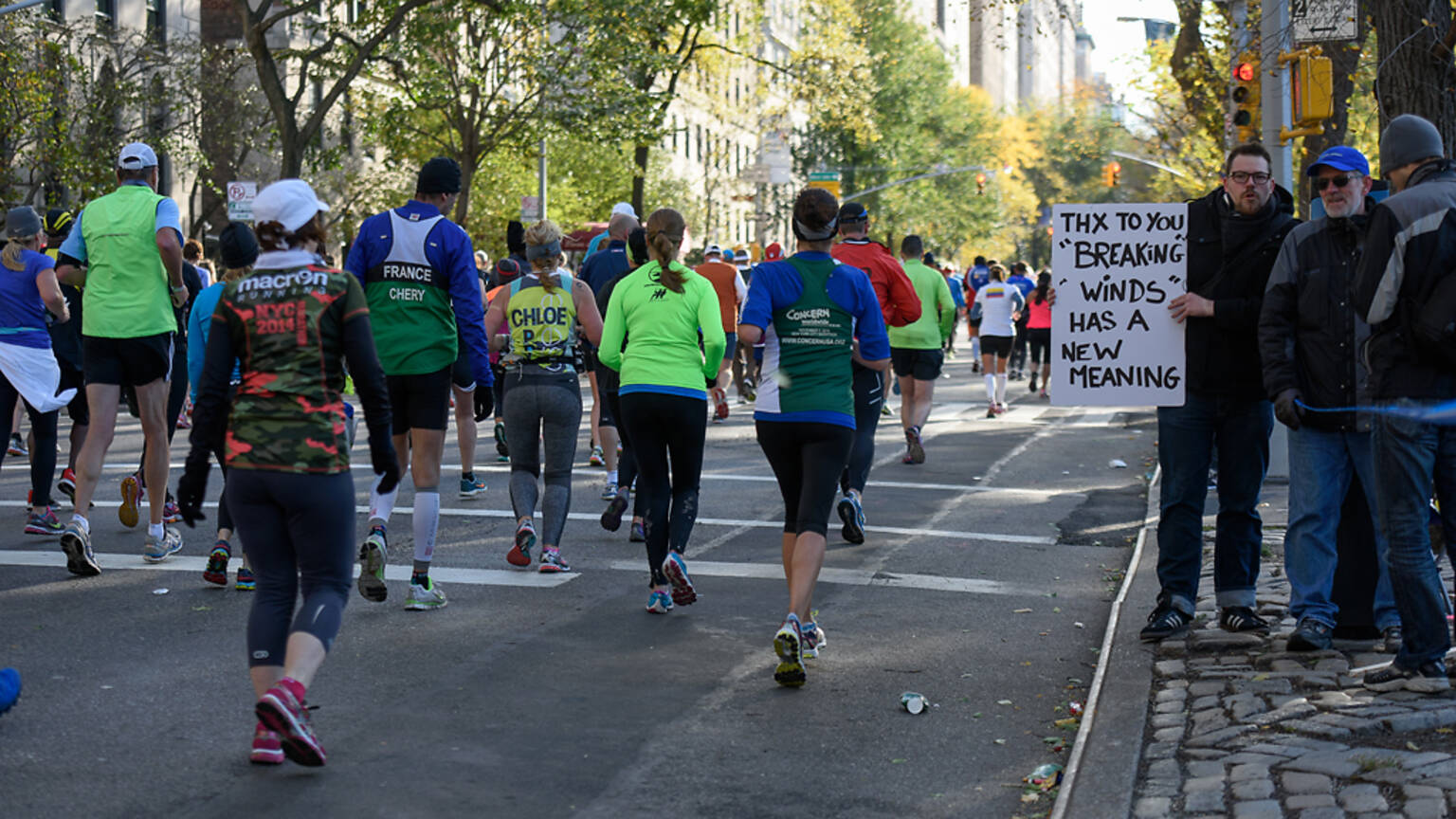 The 49 best signs from the 2014 New York City Marathon
