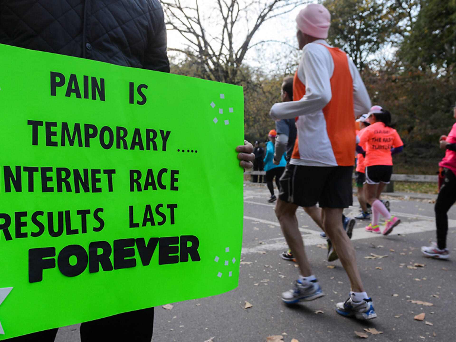The funniest spectator signs from past marathons
