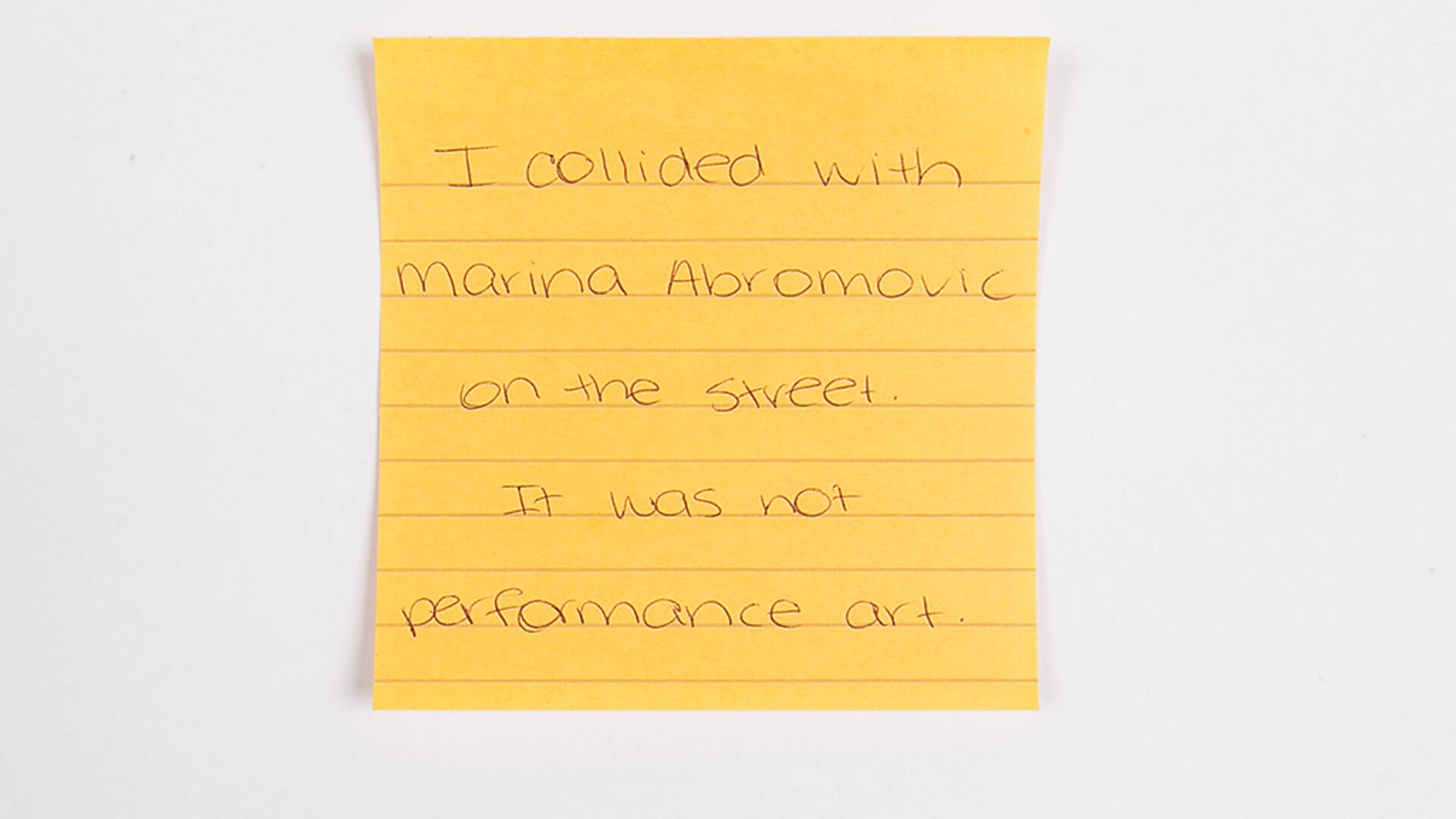 Sticky-note confessions: New Yorkers share their funniest NYC celebrity ...
