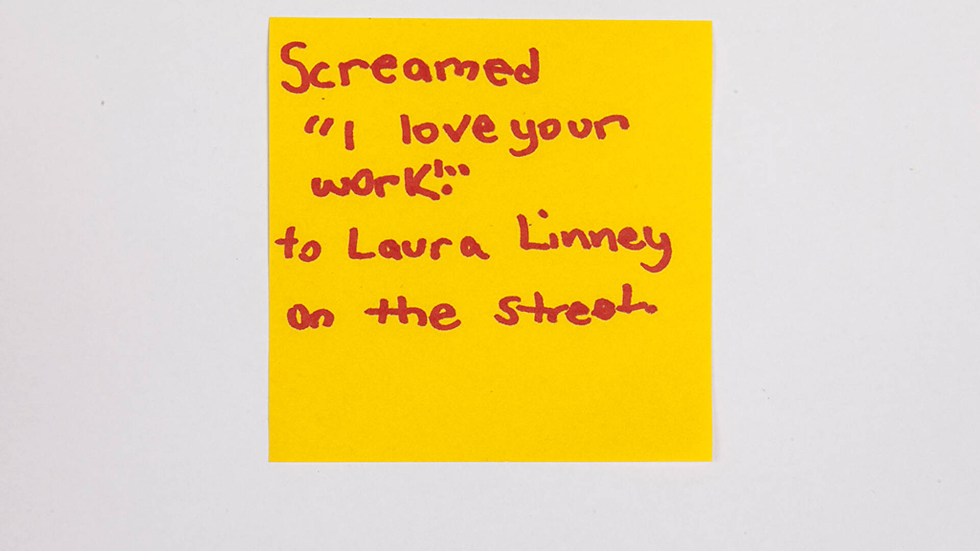 Sticky-note confessions: New Yorkers share their funniest NYC celebrity ...