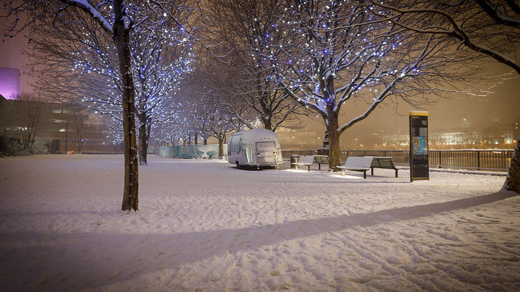 36 peaceful pictures of London in the snow
