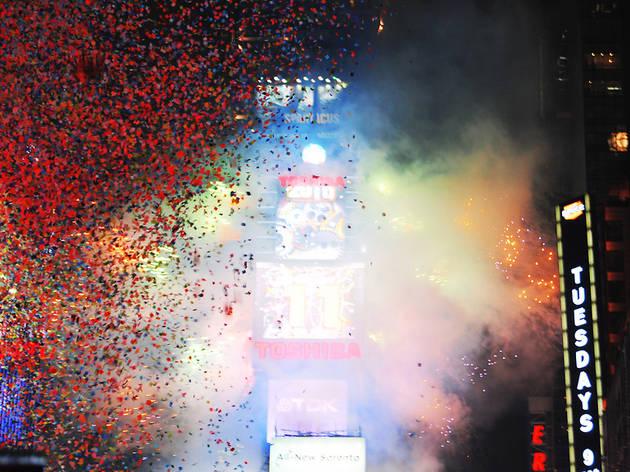 20 classic photos of New Year's Eve in New York