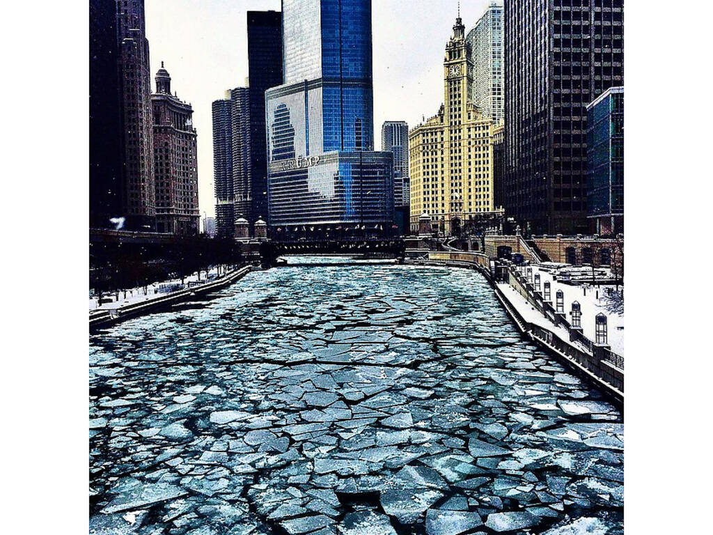 Chicago looks beautiful when frozen solid