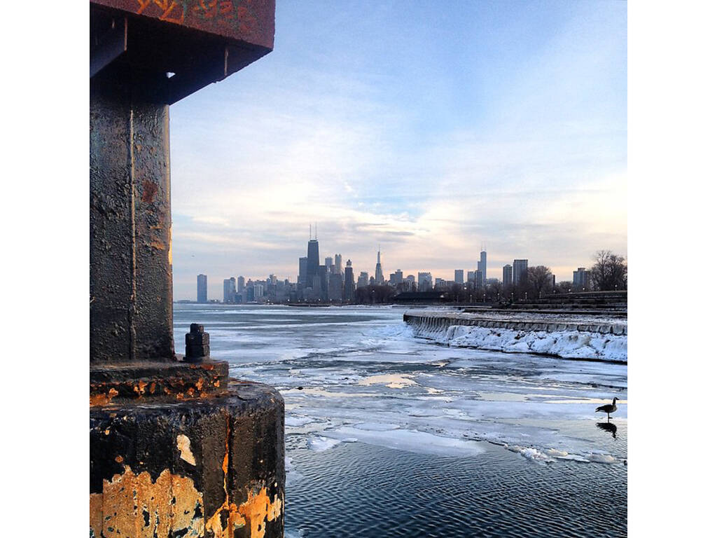 Chicago looks beautiful when frozen solid