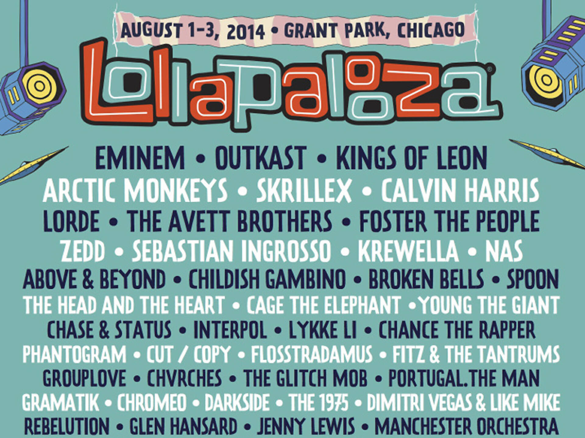 Ranking every Lollapalooza lineup year by year