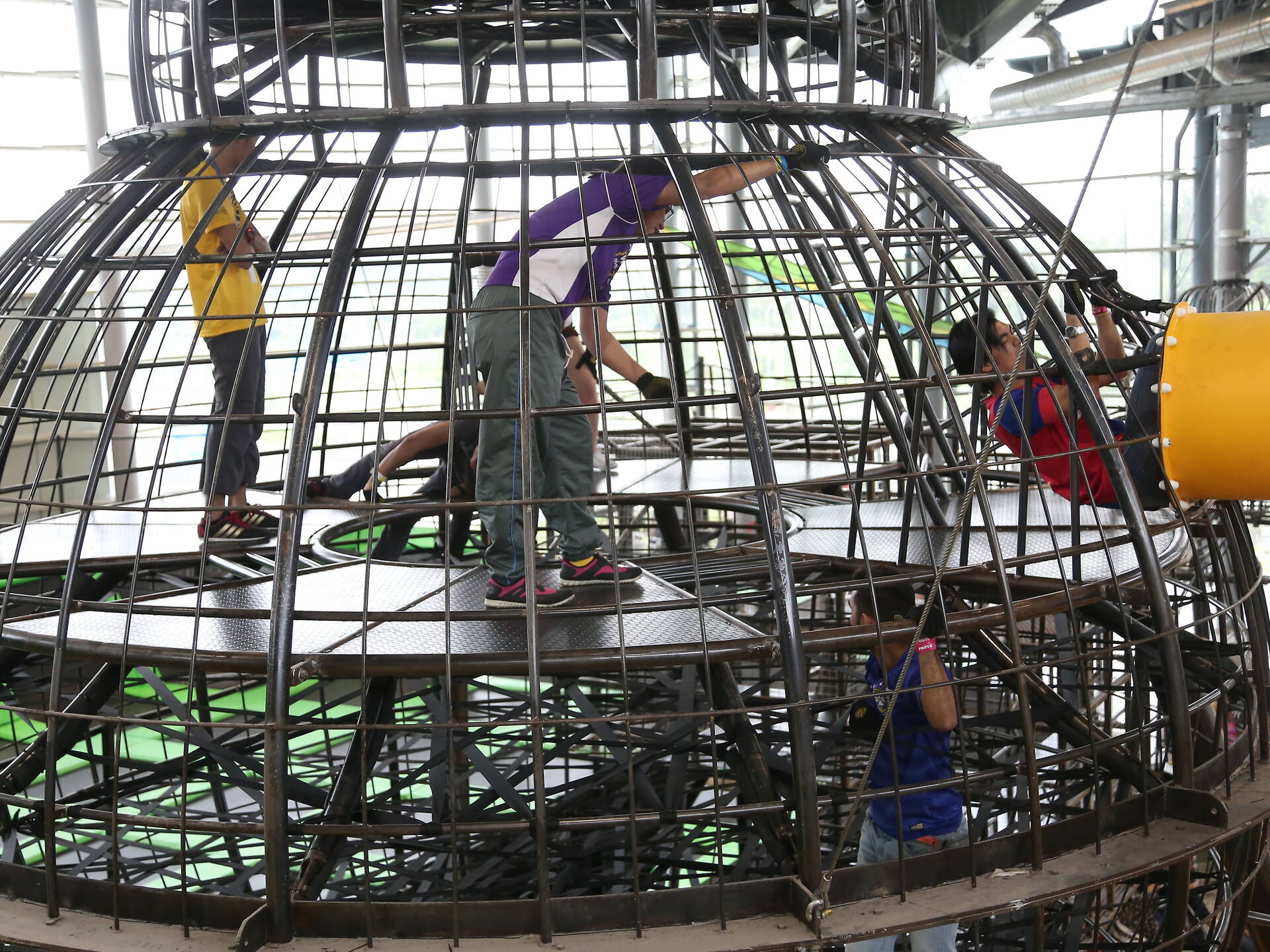 Inside District 21 indoor theme park