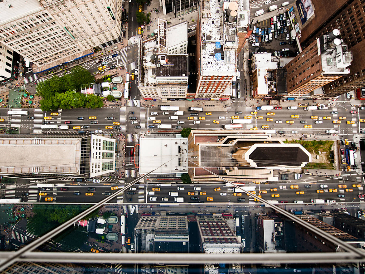 See how New York's intersections look from hundreds of feet up
