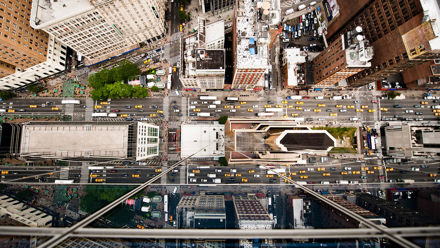 See how New York's intersections look from hundreds of feet up